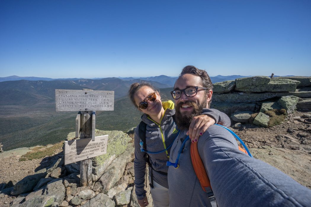Une belle randonnée en haut du mont Lafayette dans les White Moutains ...